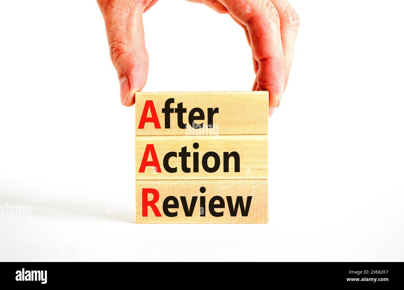 AAR After action review symbol. Concept words AAR After action review ...