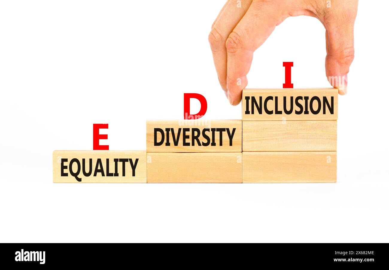 Edi Equality Diversity Inclusion Symbol Concept Words Edi Equality Diversity Inclusion On