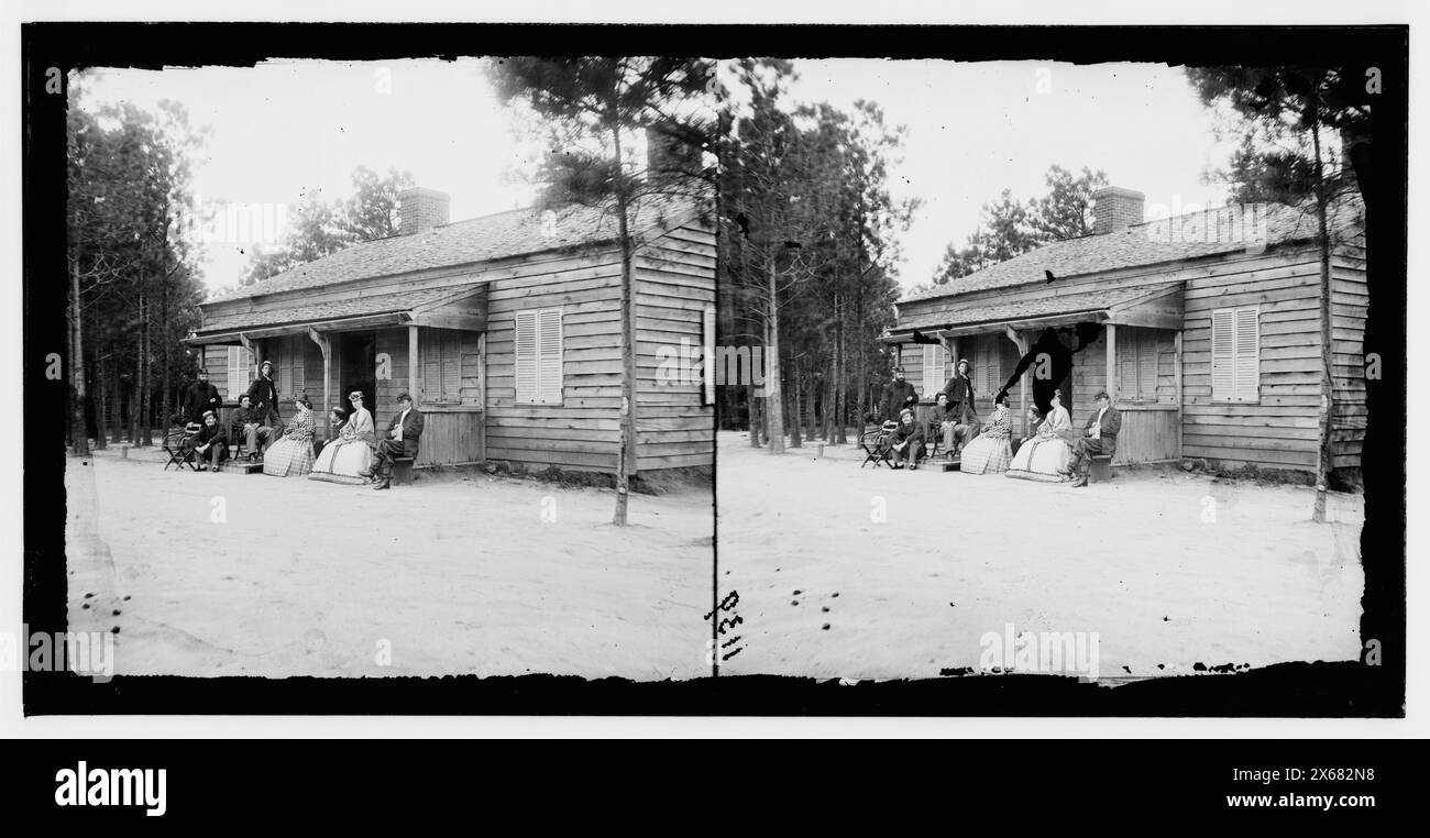Drewry's Bluff, Virginia. Officer's quarters. 1st Conn. Heavy Artillery ...