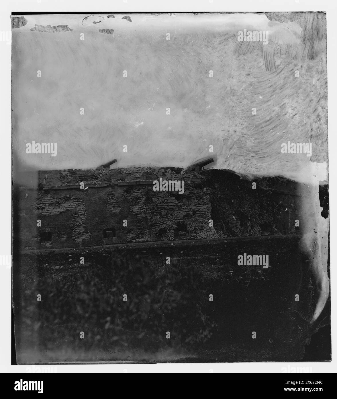 Fort Pulaski, Georgia. View of the breach, Civil War Photographs 1861 ...