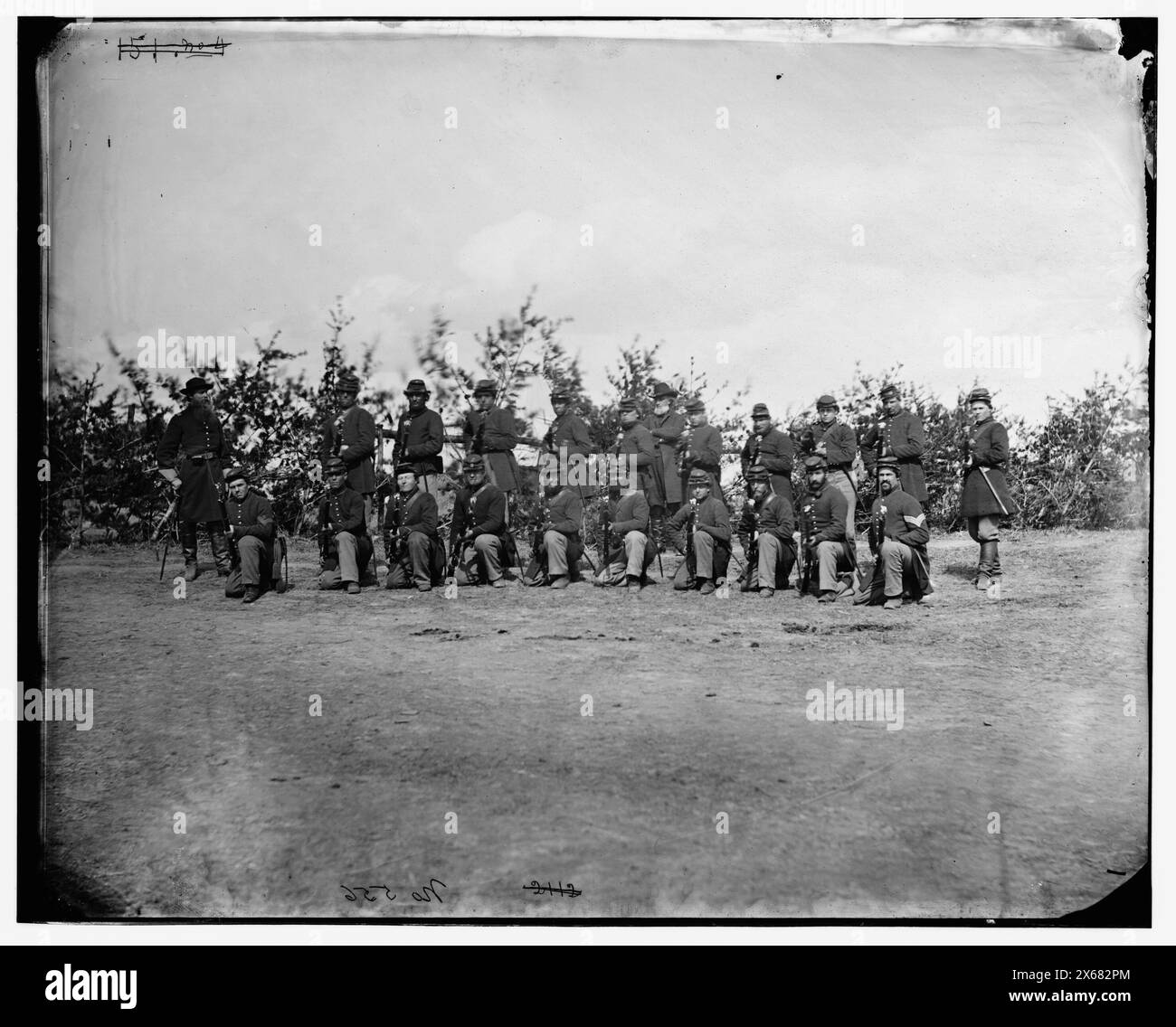 Falmouth, Virginia. Company K, 61st New York Infantry, Civil War ...