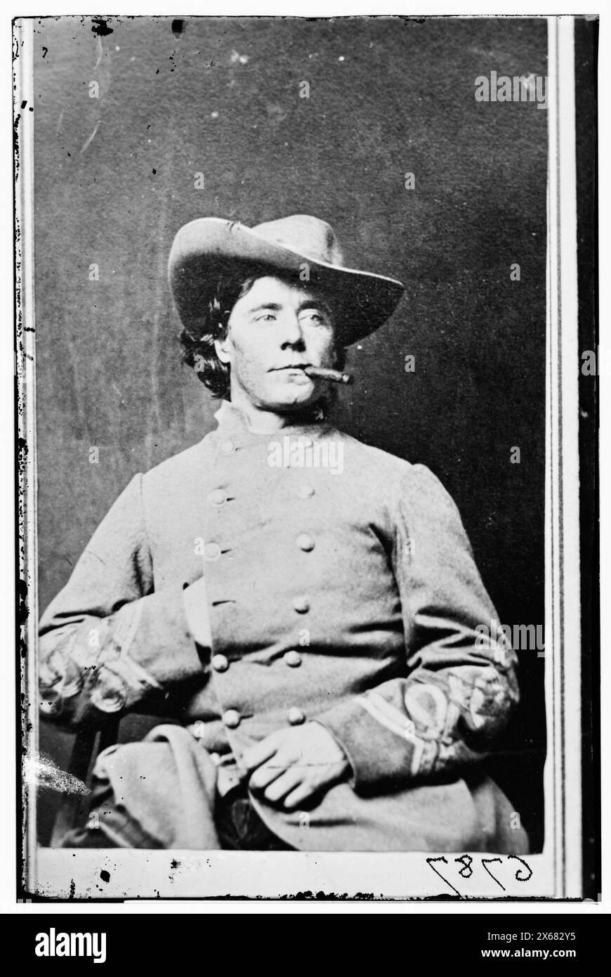 Captain William J. Lawton, U.S.A., dressed as a Confederate officer ...