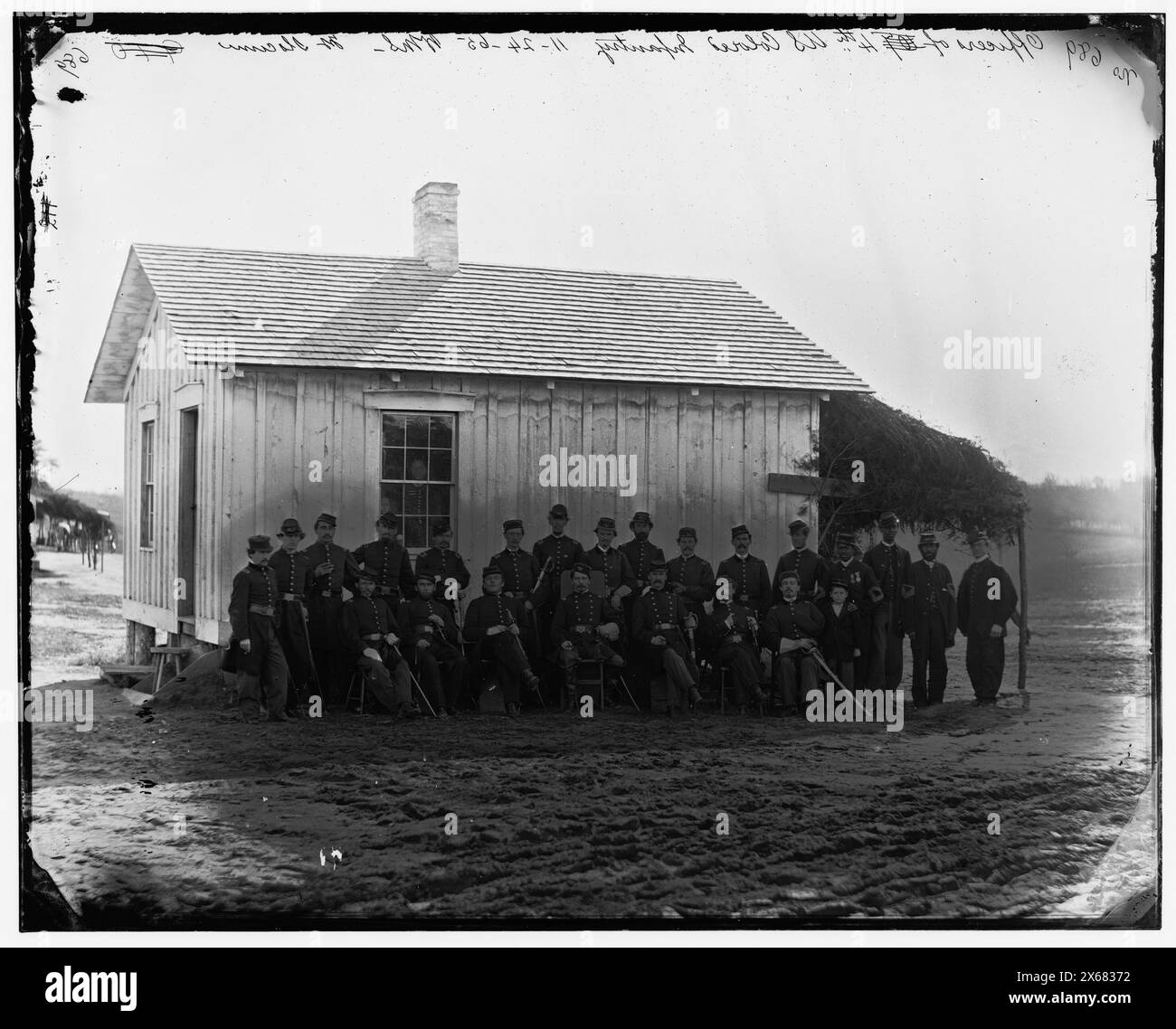 District of Columbia. Officers of 4th U.S. Colored Infantry at Fort ...