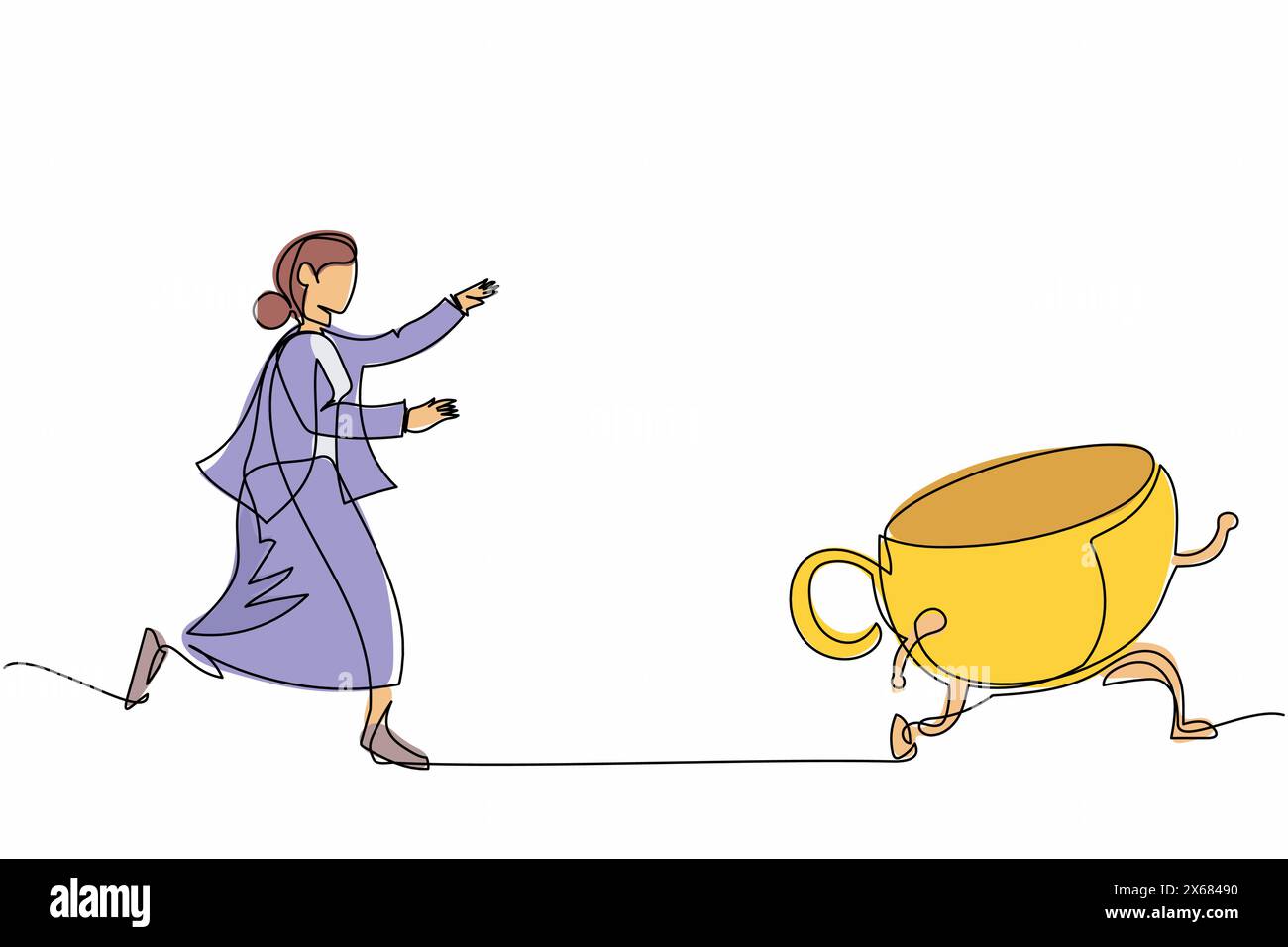 Quirky coffee shop Stock Vector Images - Alamy