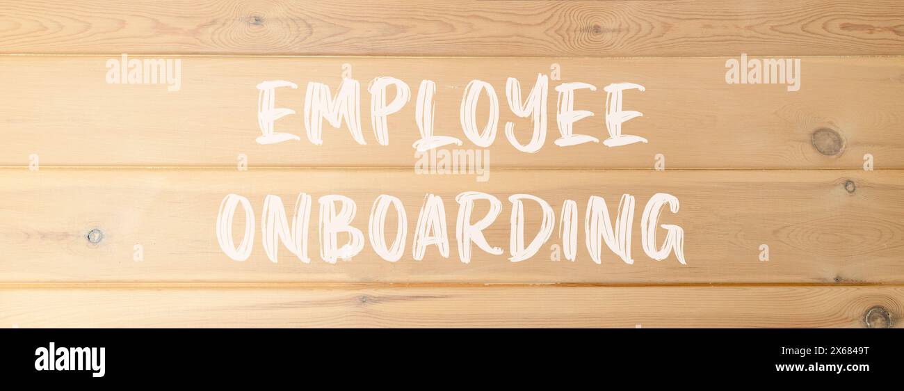 Employee onboarding symbol. Concept words Employee onboarding on ...