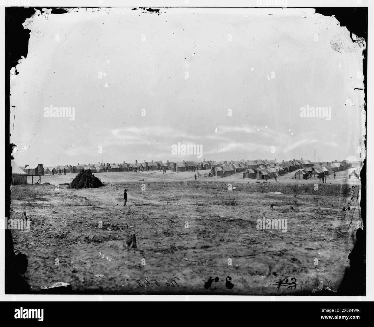 Petersburg, Virginia. Camp of 2d Wisconsin Infantry, Civil War ...