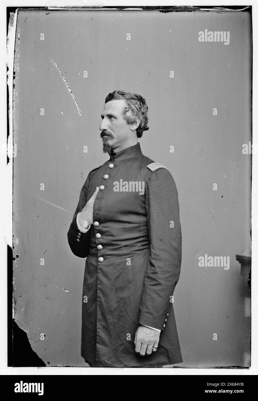 Col. A.G. Bracket, 9th Ill Cav., Civil War Photographs 1861-1865 Stock ...