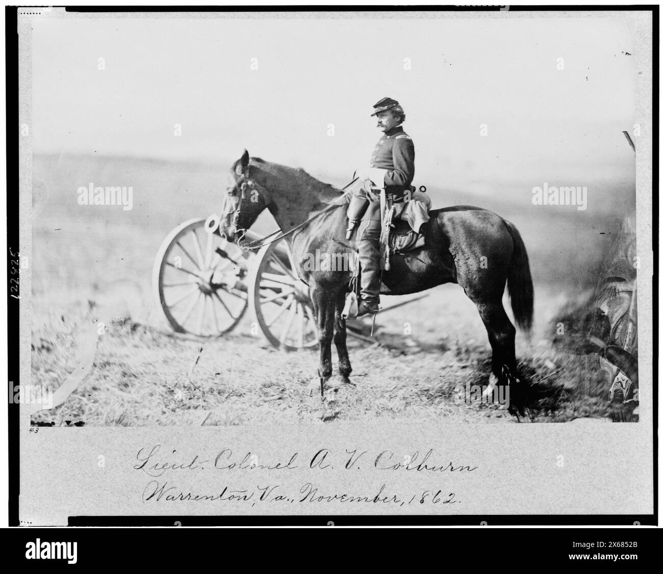 Lieut. Colonel A.V. Colburn, Warrenton, Va., November, 1862, Civil War ...