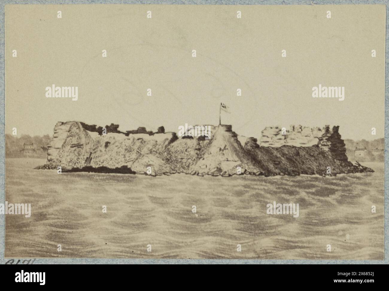 Views of Fort Sumter from drawings, Civil War Photographs 1861-1865 ...
