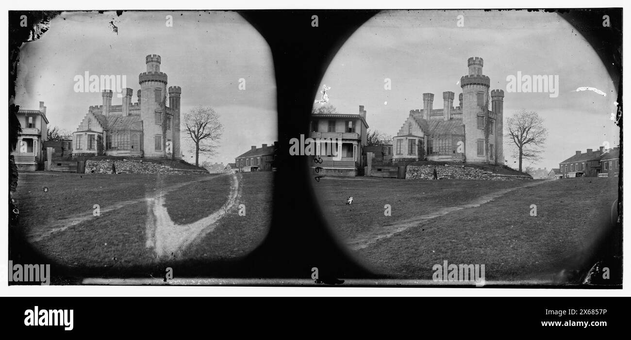 Richmond, Virginia. Pratt's castle on Gamble's Hill, Civil War ...