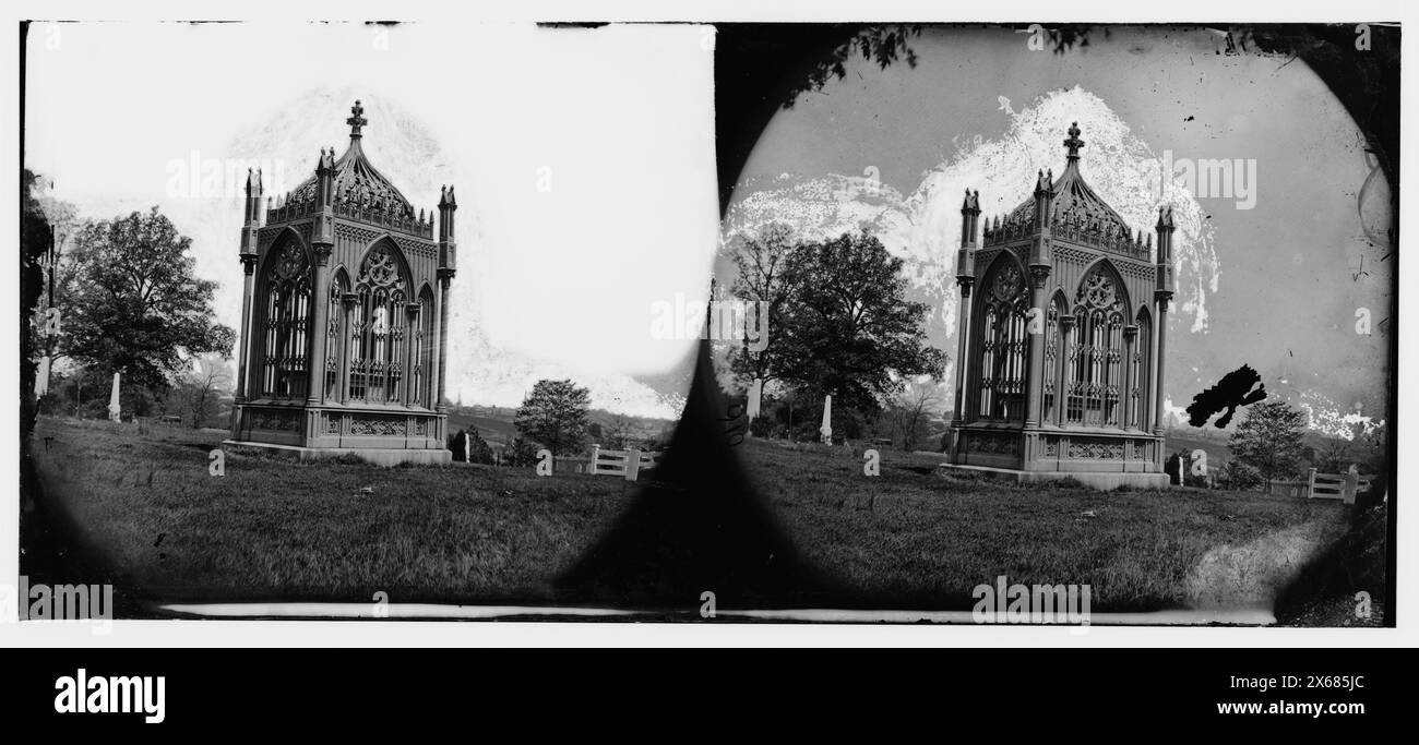 Richmond, Virginia. Pres. James Monroe's tomb, Hollywood cemetery ...