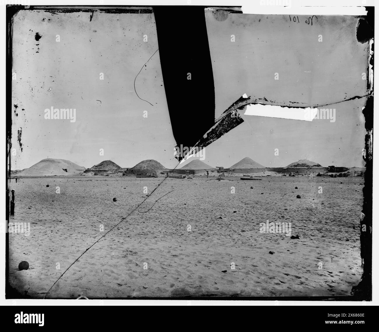 Fort Fisher, N.C. Interior view, First six traverses on sea face, Civil ...