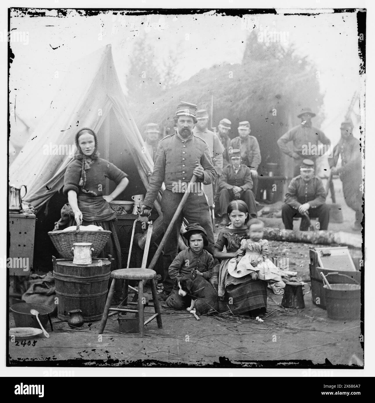 Washington, District of Columbia. Tent life of the 31st Penn. Inf ...