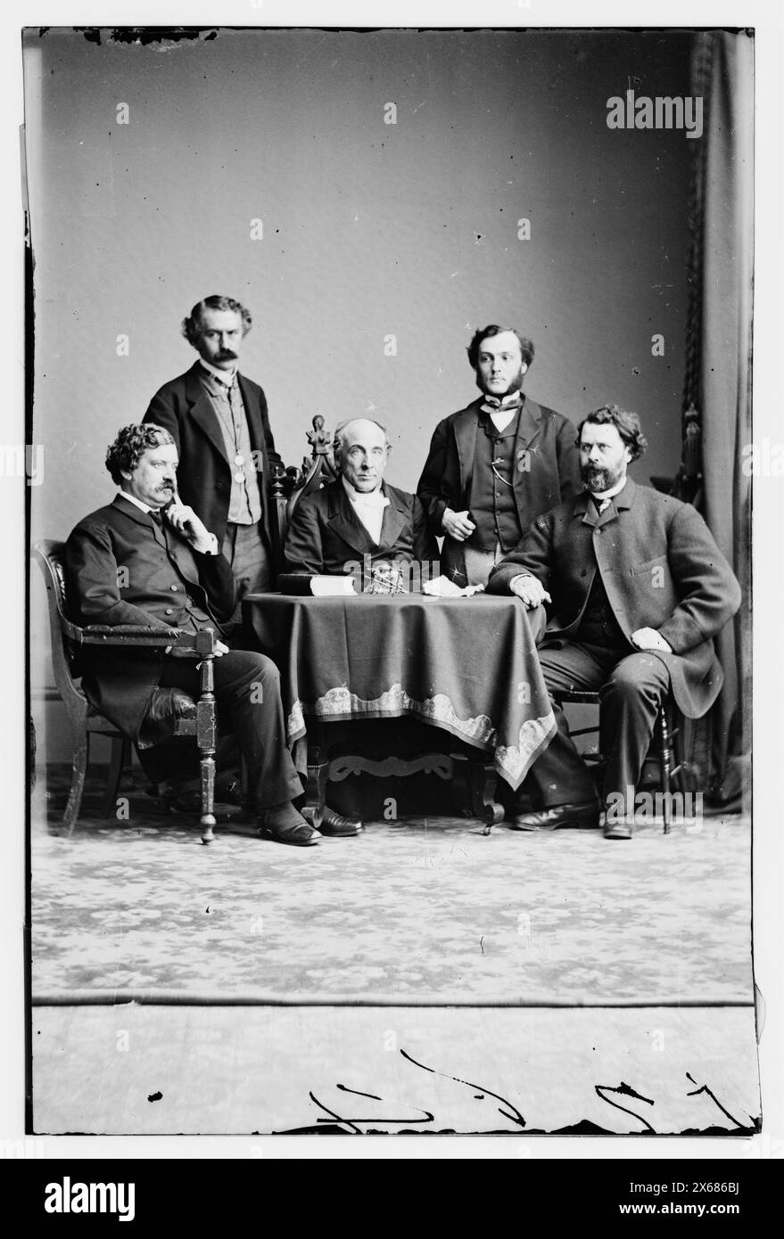 Sanitary Commission Group, Civil War Photographs 1861-1865 Stock Photo ...