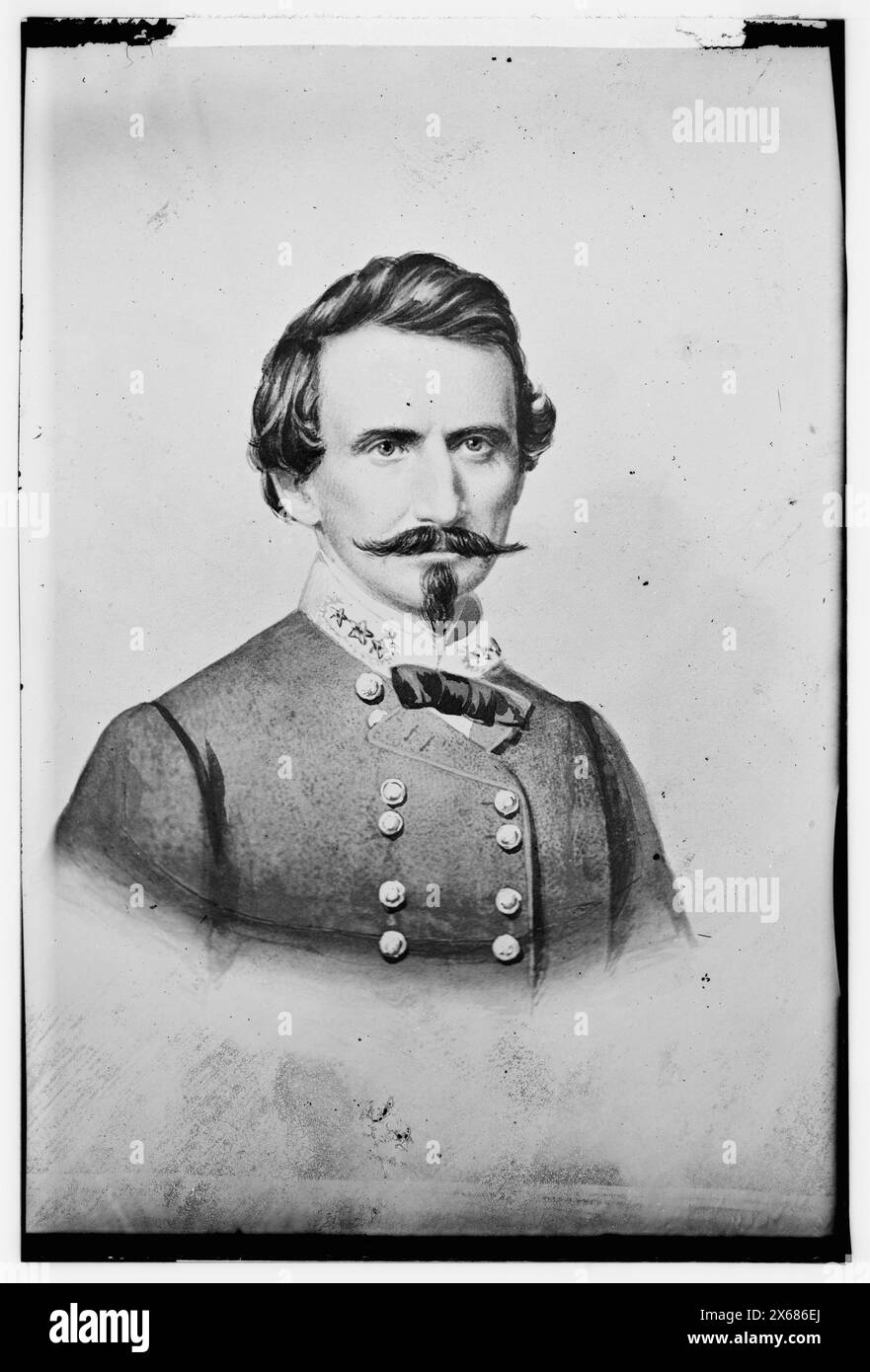 Benjamin McCulloch, C.S.A., Civil War Photographs 1861-1865 Stock Photo ...