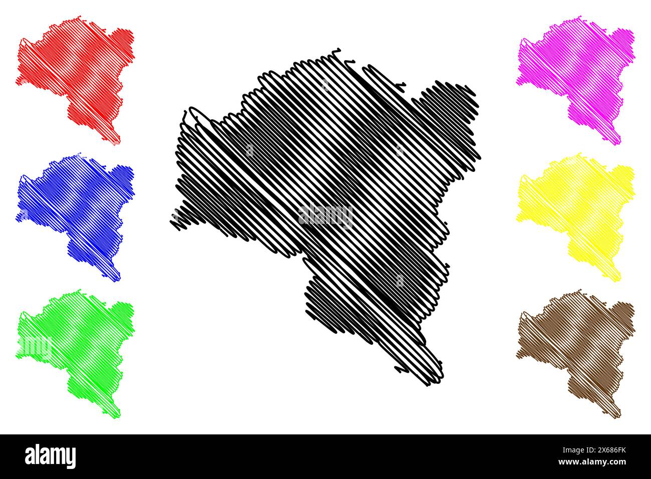 Bludenz district (Republic of Austria or Österreich, Vorarlberg or ...