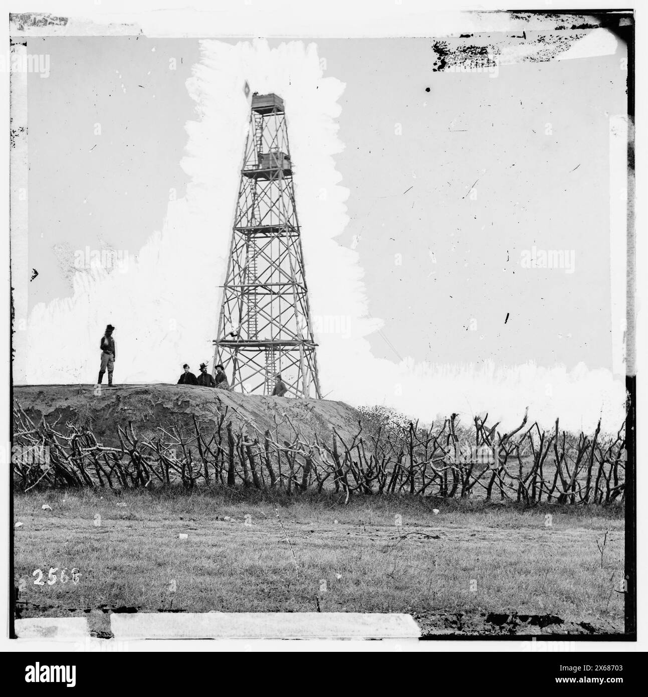 Point of Rocks, Virginia (vicinity). Signal tower, Civil War ...
