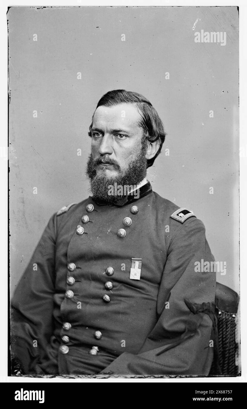Gen. Godfrey Weitzel, U.S.A., Civil War Photographs 1861-1865 Stock ...