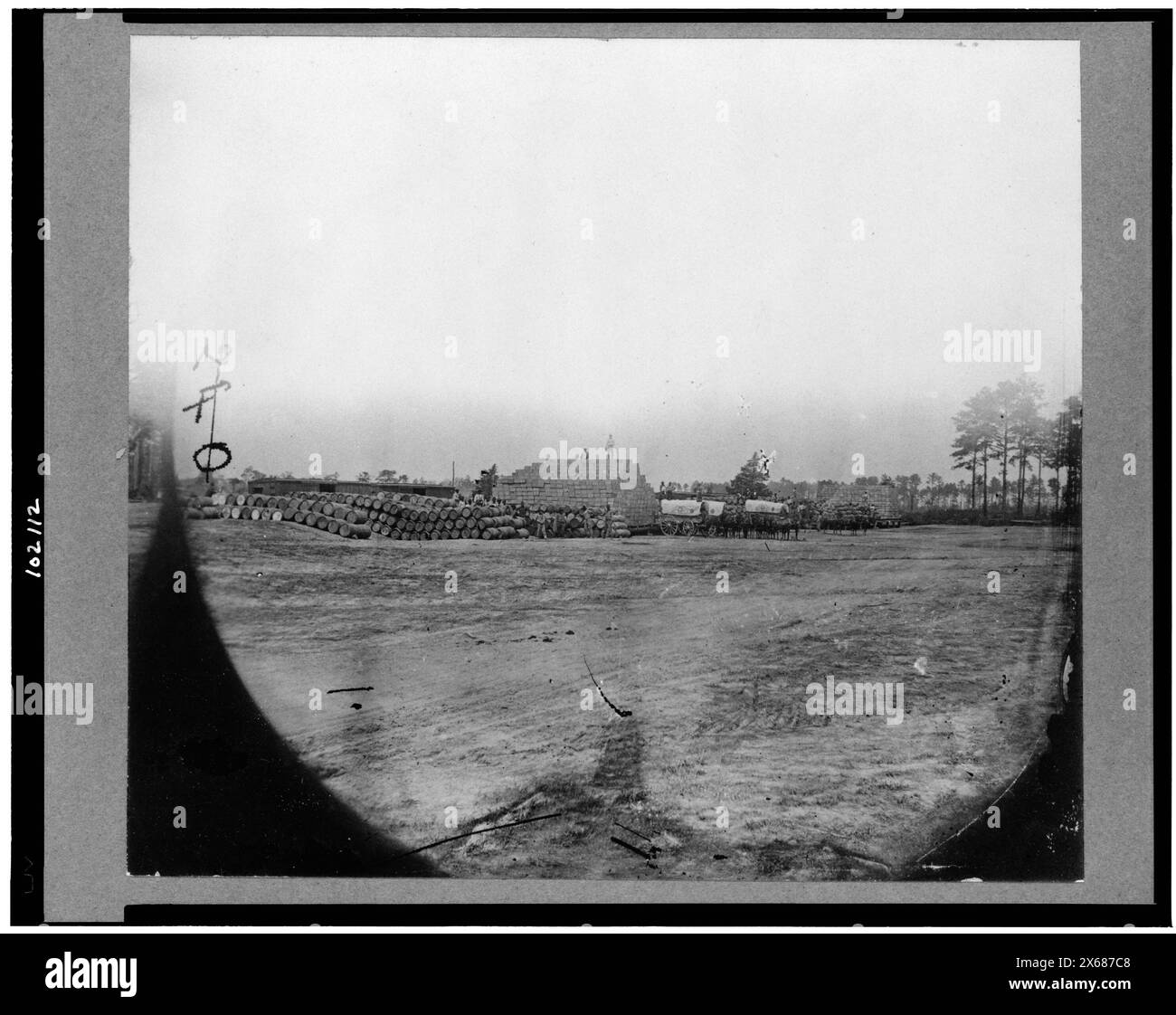Commissary Depot, Cedar Level, Va., Aug. 1864, Civil War Photographs ...