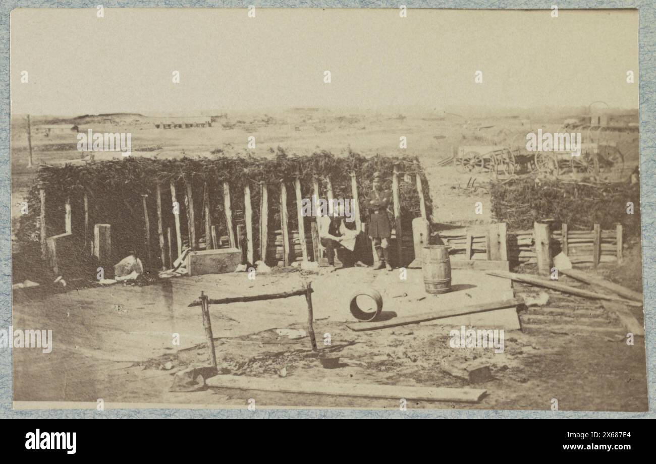 Confederate fortifications, Manassas, Va. March 1862, Civil War ...