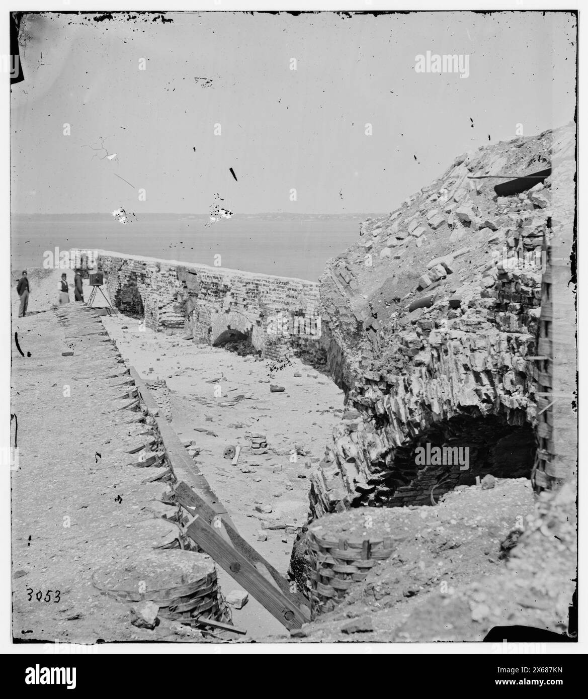Charleston, South Carolina. Samuel Cooley, photographer with his camera ...