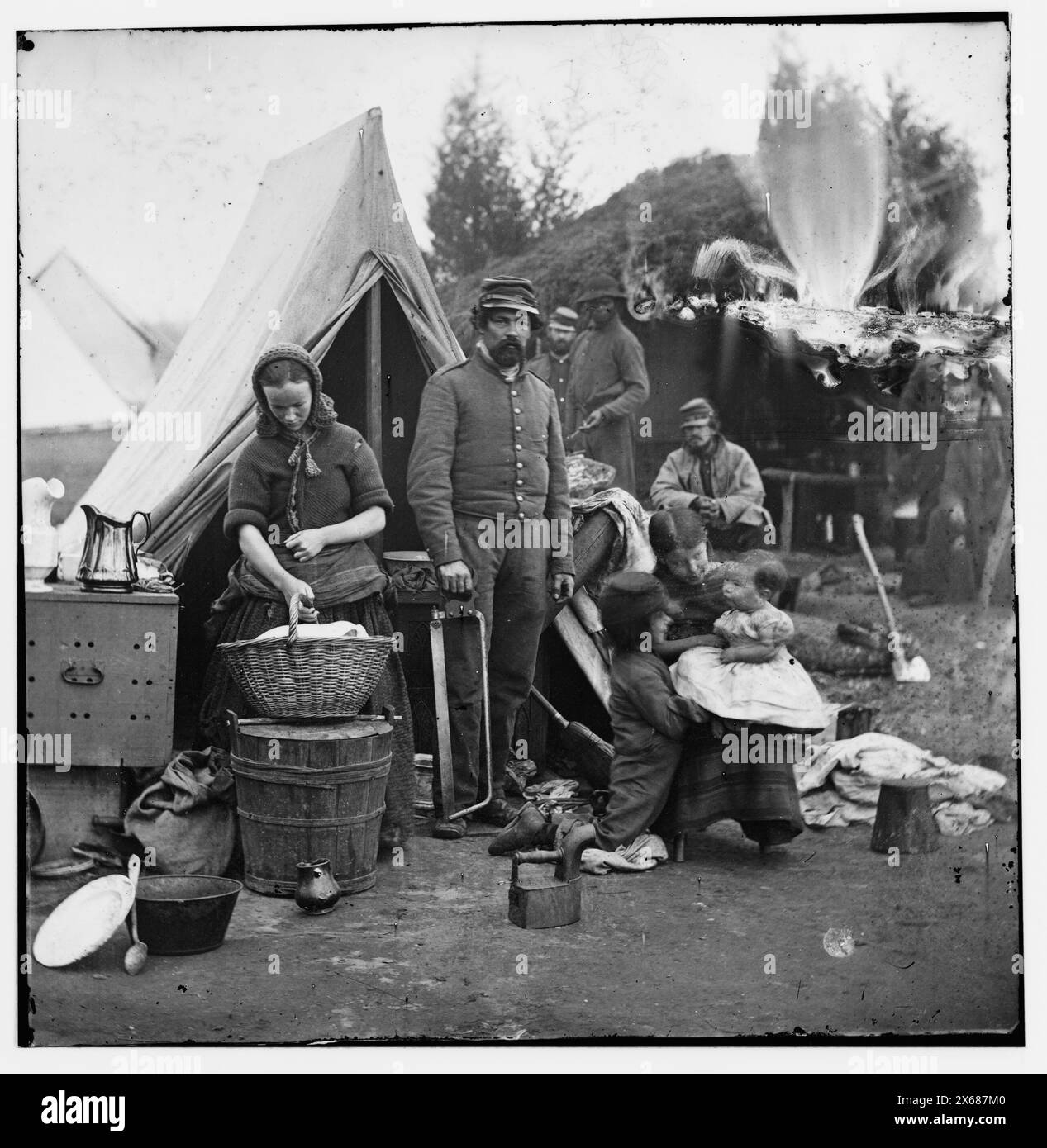 Washington, District of Columbia. Tent life of the 31st Penn. Inf ...