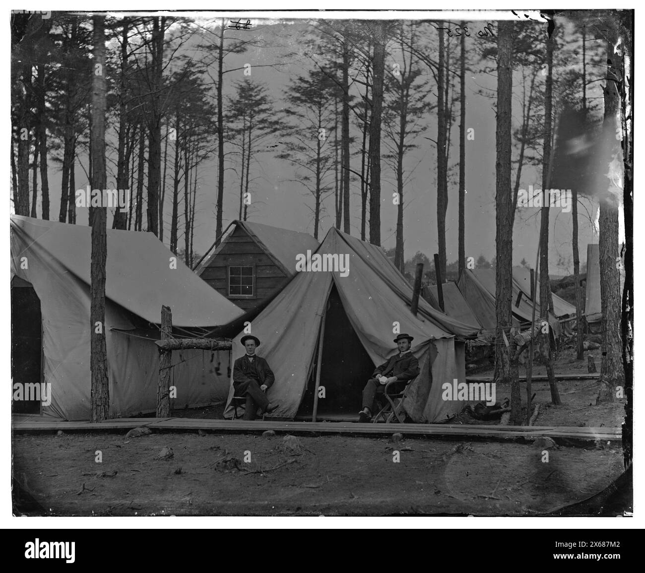 Brandy Station, Virginia. Winter camp of Chief Commissary Army of the ...