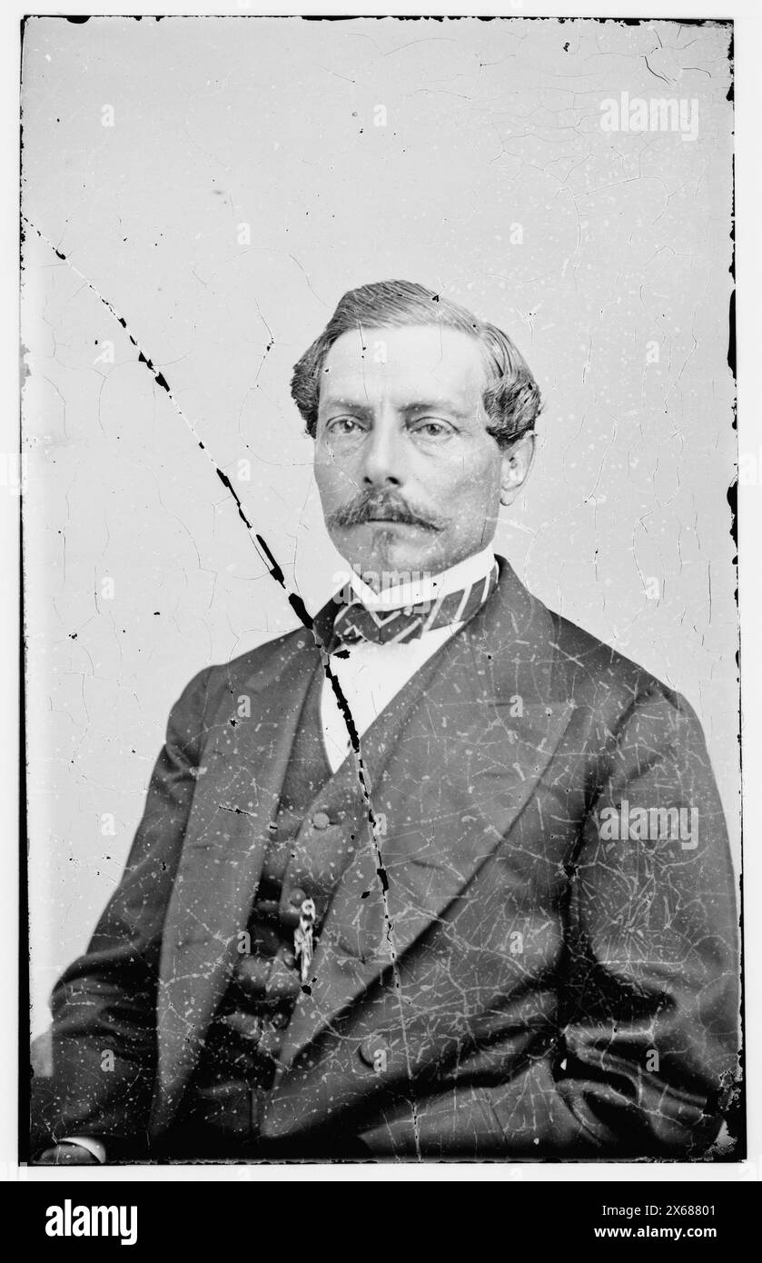 Gen. Pierre G.T. Beauregard, CSA, Civil War Photographs 1861-1865 Stock ...