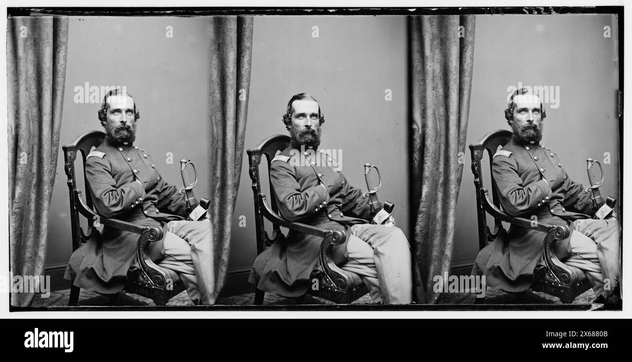 Col. M.W. Collet, 1st H.J. Inf., Civil War Photographs 1861-1865 Stock ...