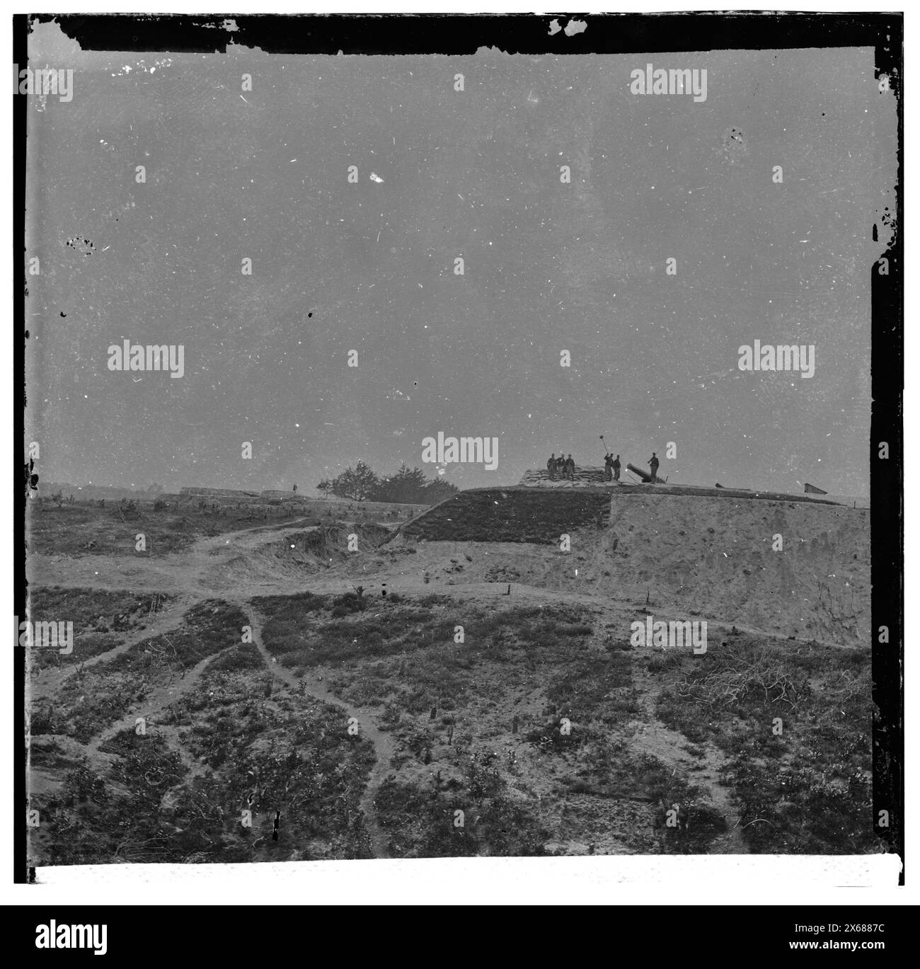 Yorktown, Virginia (vicinity). Fortifications, Civil War Photographs ...