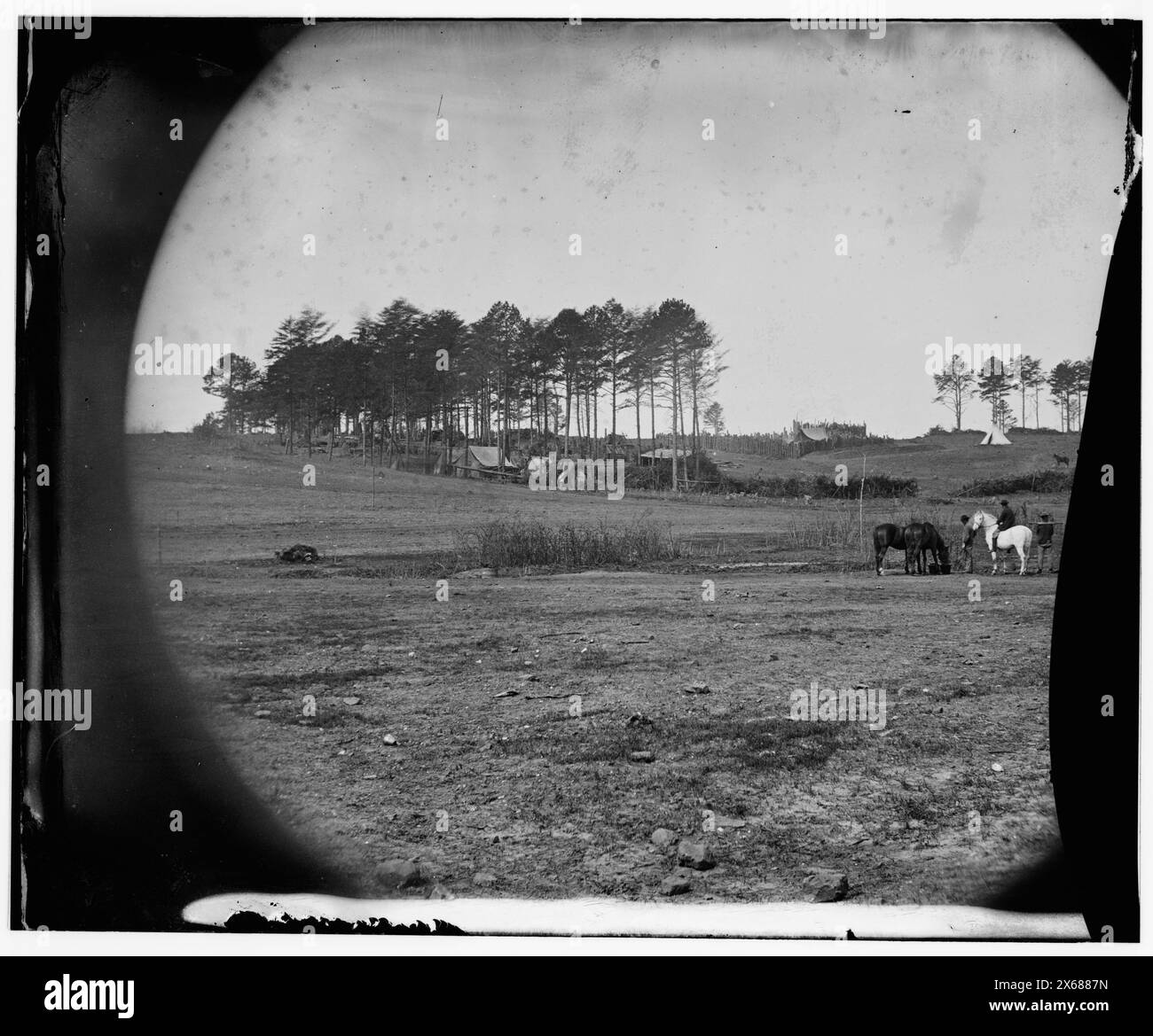 Brandy Station, Virginia. Col. G.H. Sharpe's quarters. Headquarters ...