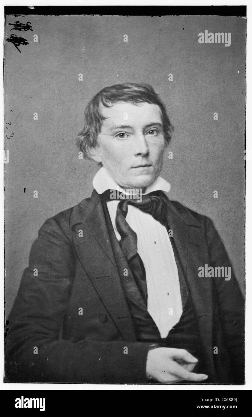 Alexander Stephens C.S.A., Civil War Photographs 1861-1865 Stock Photo ...