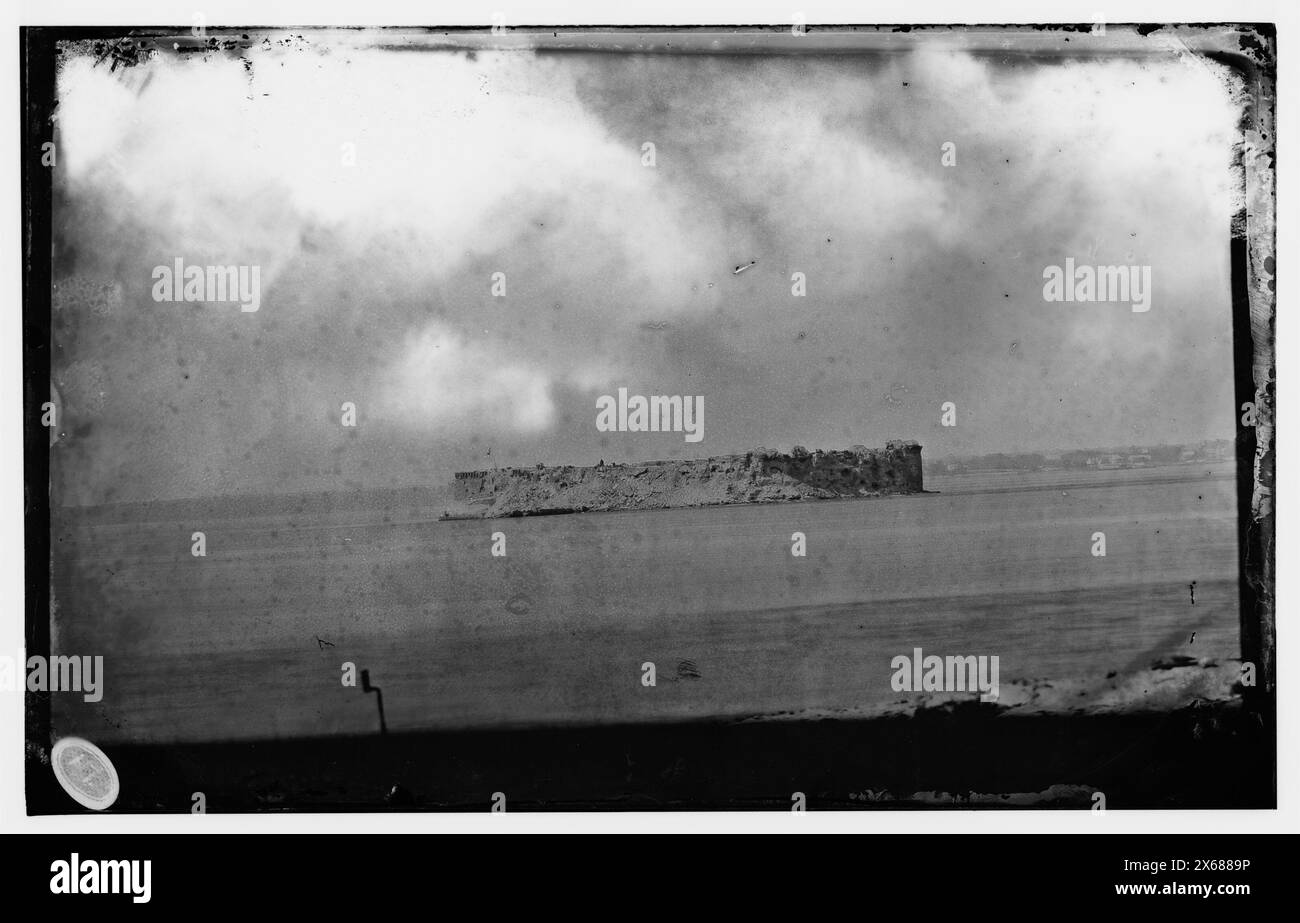 Fort Sumter, Civil War Photographs 1861-1865 Stock Photo - Alamy
