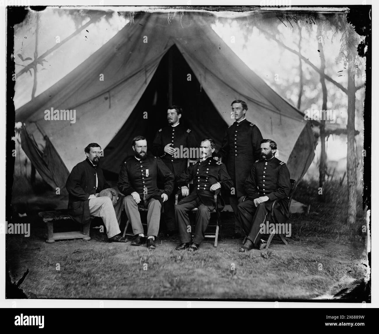 Washington, District of Columbia. Gen. William Hays and staff, Civil ...
