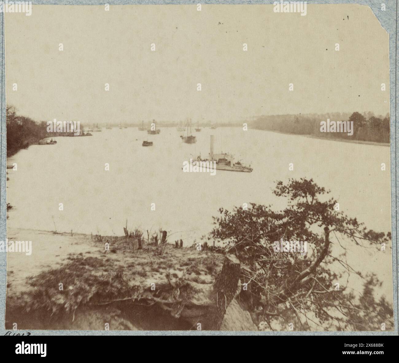 Views on James River, Va. near Deep Bottom, Civil War Photographs 1861 ...