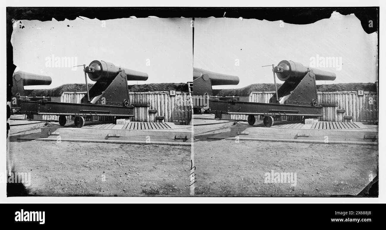 Alexandria, Virginia (vicinity). 200 pdr. Parrott rifle gun in Battery ...