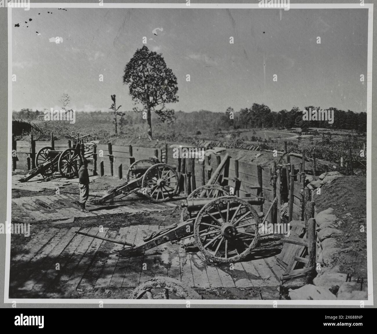 Confederate fortifications around Atlanta, Ga., Civil War Photographs ...
