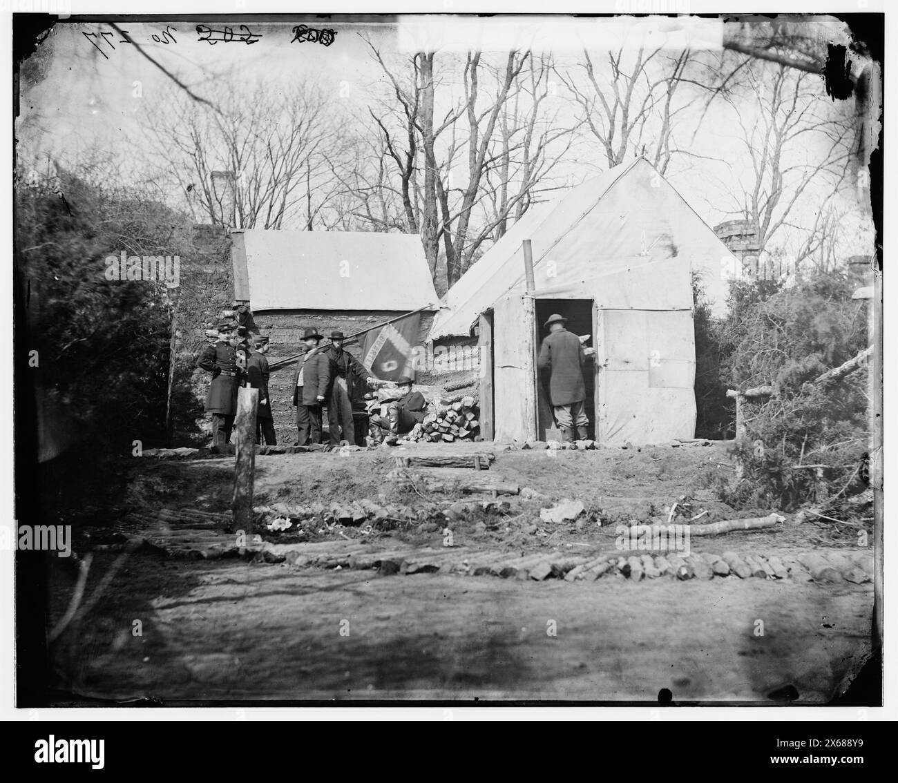 Brandy Station, Virginia. Winter quarters of Col. J.B. Howard, Chief ...