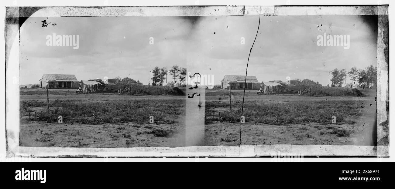 Manassas, Virginia. Confederate fortifications, Civil War Photographs ...