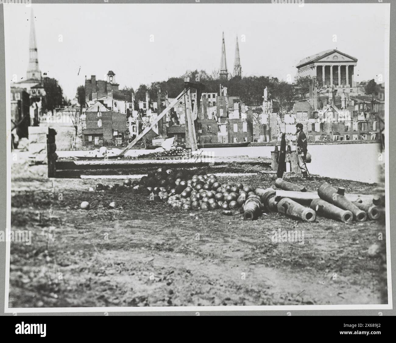 Ruins of Richmond, Va., April 1865, Civil War Photographs 1861-1865 ...