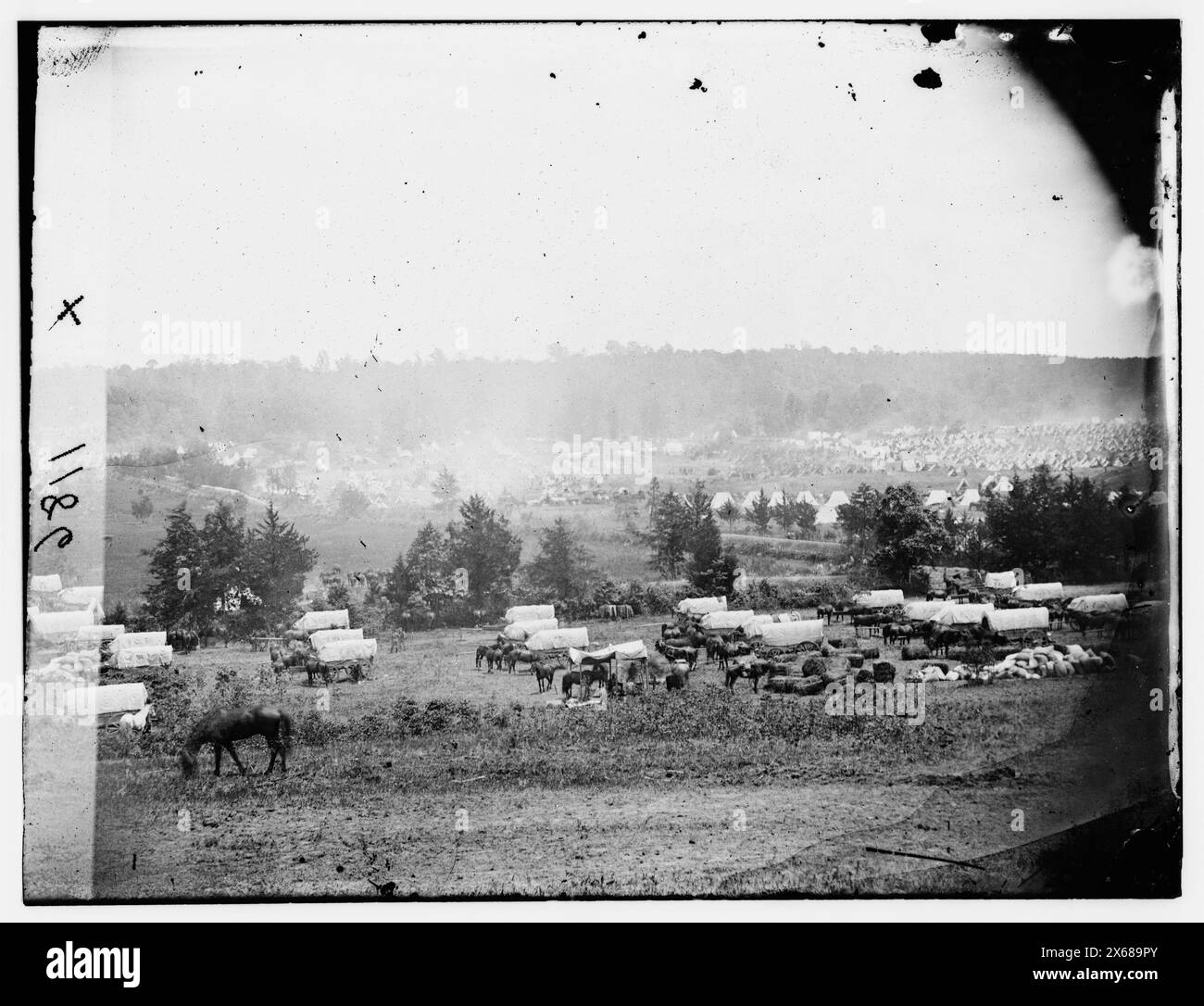 Cumberland Landing, Virginia. Encampment of the Army of the Potomac ...