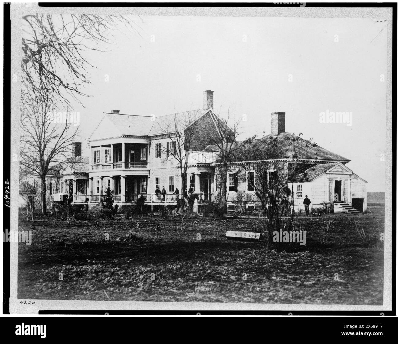Lacy's house, Falmouth, Va., headquarters of Gen. Burnside , The Lacy ...