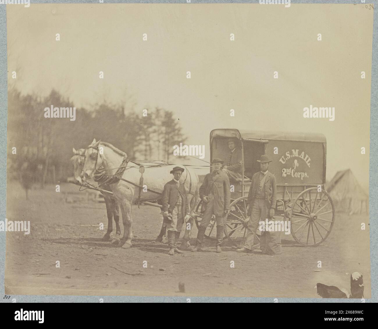 Mail wagon of 2d Army Corps , Second Corps mail wagon (Brandy Station ...