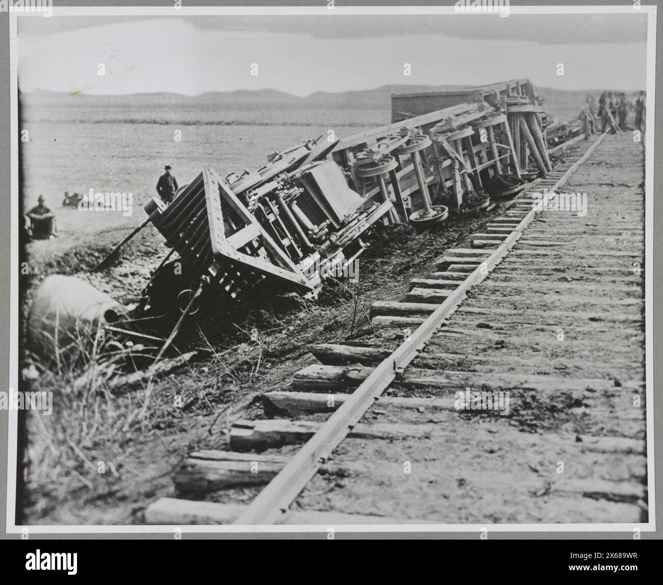 Overturned rail cars hi-res stock photography and images - Alamy