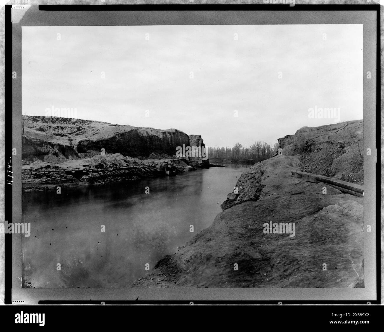 Dutch Gap Canal, Civil War Photographs 1861-1865 Stock Photo - Alamy