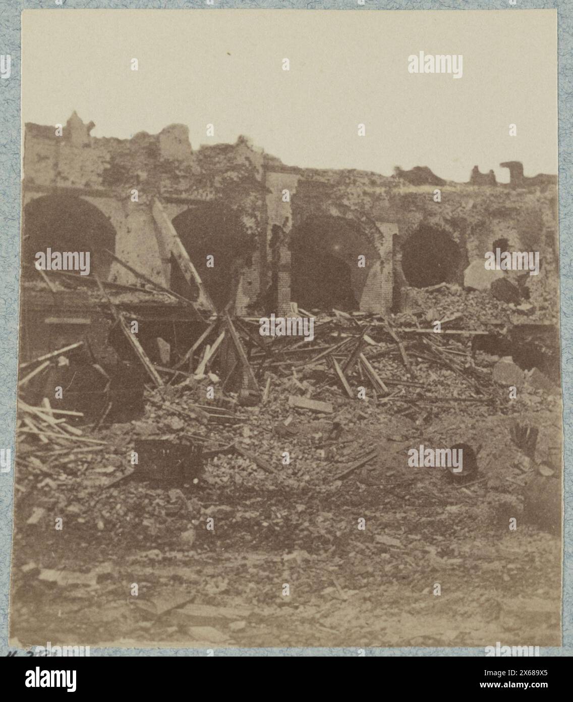 Interior views of Fort Sumter, Charleston, S.C. taken by a Confederate ...