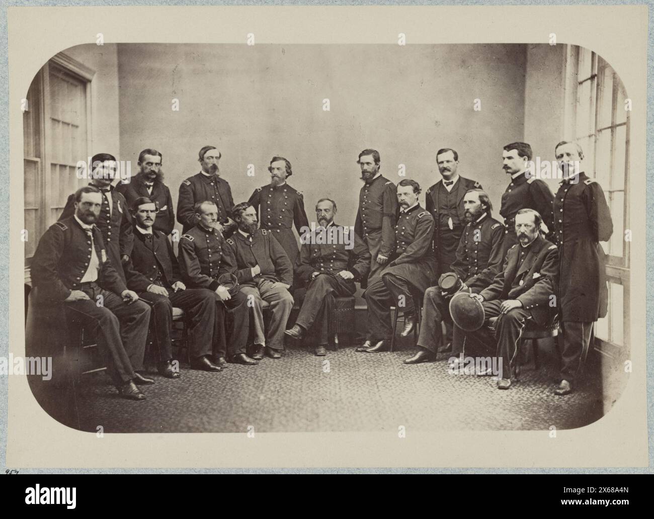 Major General Geo. G. Meade and staff , Washington, D.C., May 1865. Gen ...
