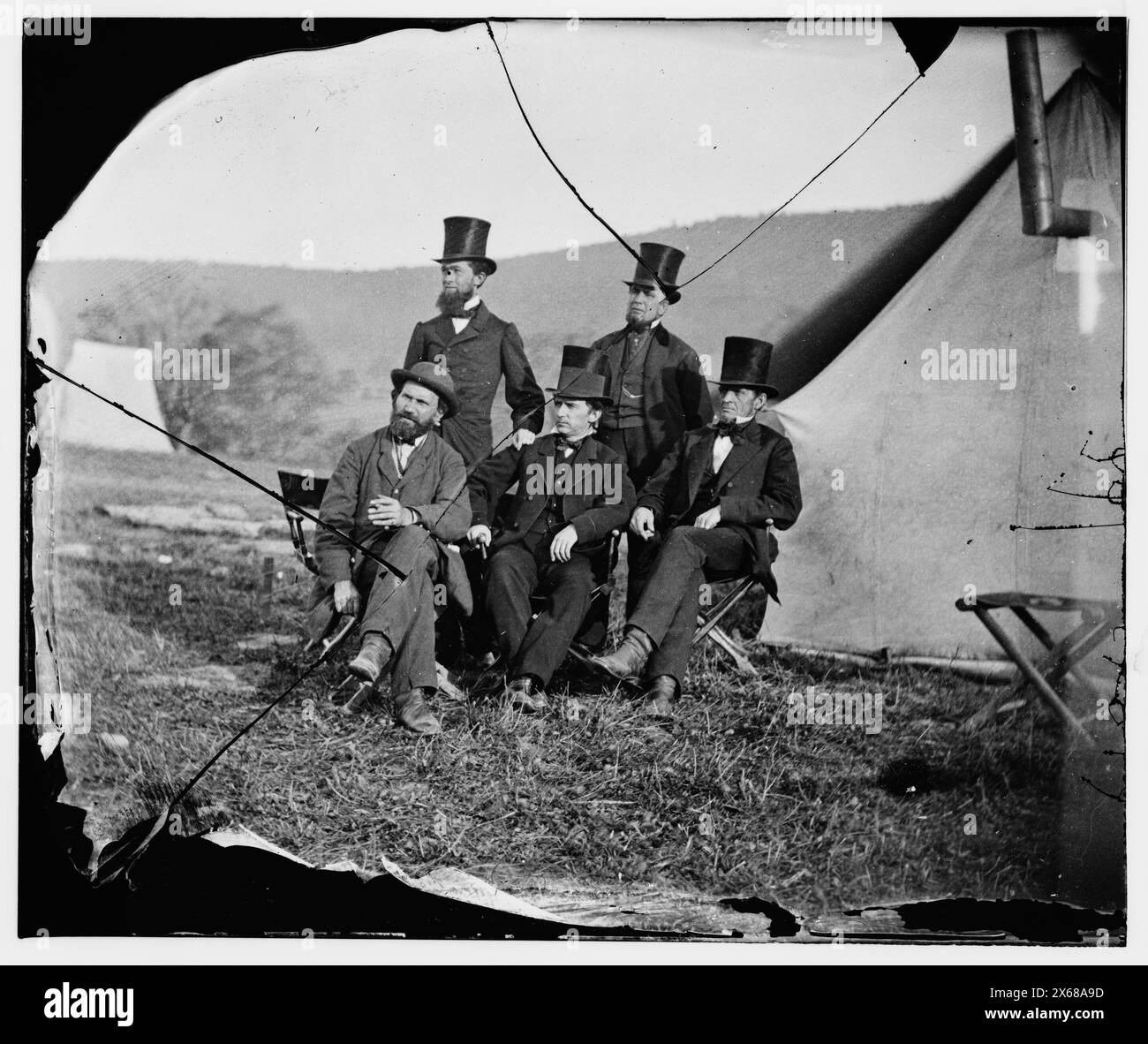 Antietam, Maryland (vicinity). Maj. Allan Pinkerton, Secret Service ...