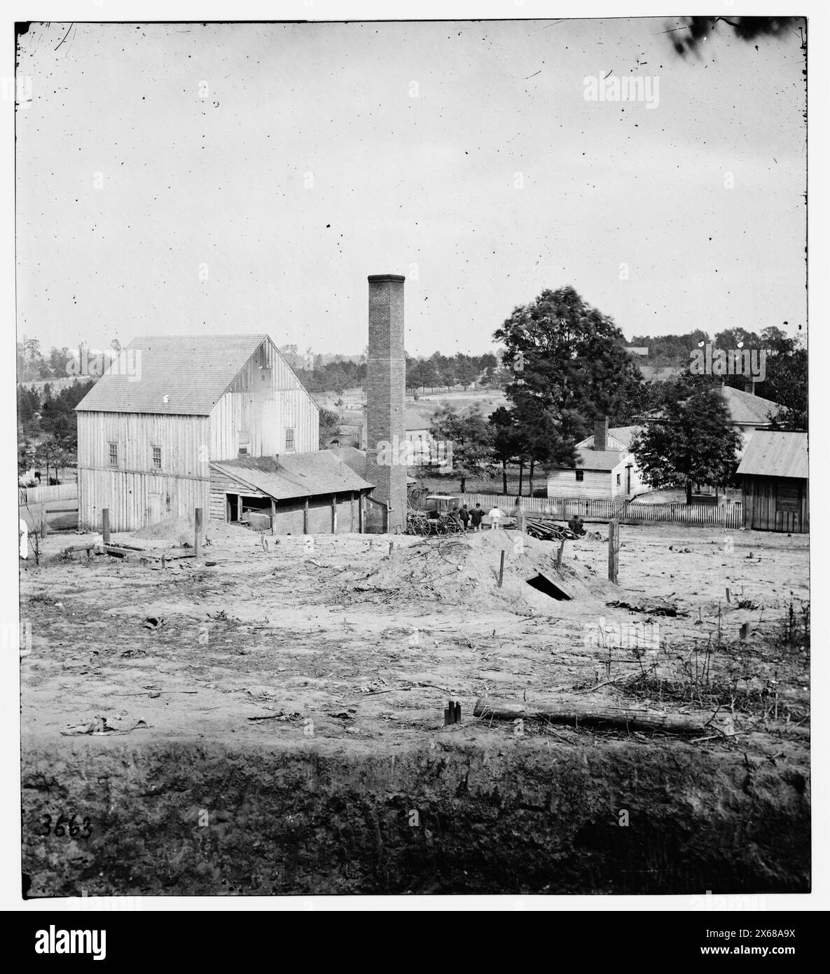 Atlanta, Georgia (vicinity). Bomb-proof shelter, Civil War Photographs ...