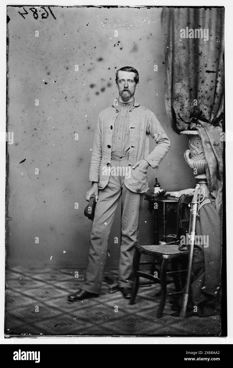 Capt. E. Clark, 7th NYSM, Civil War Photographs 1861-1865 Stock Photo ...